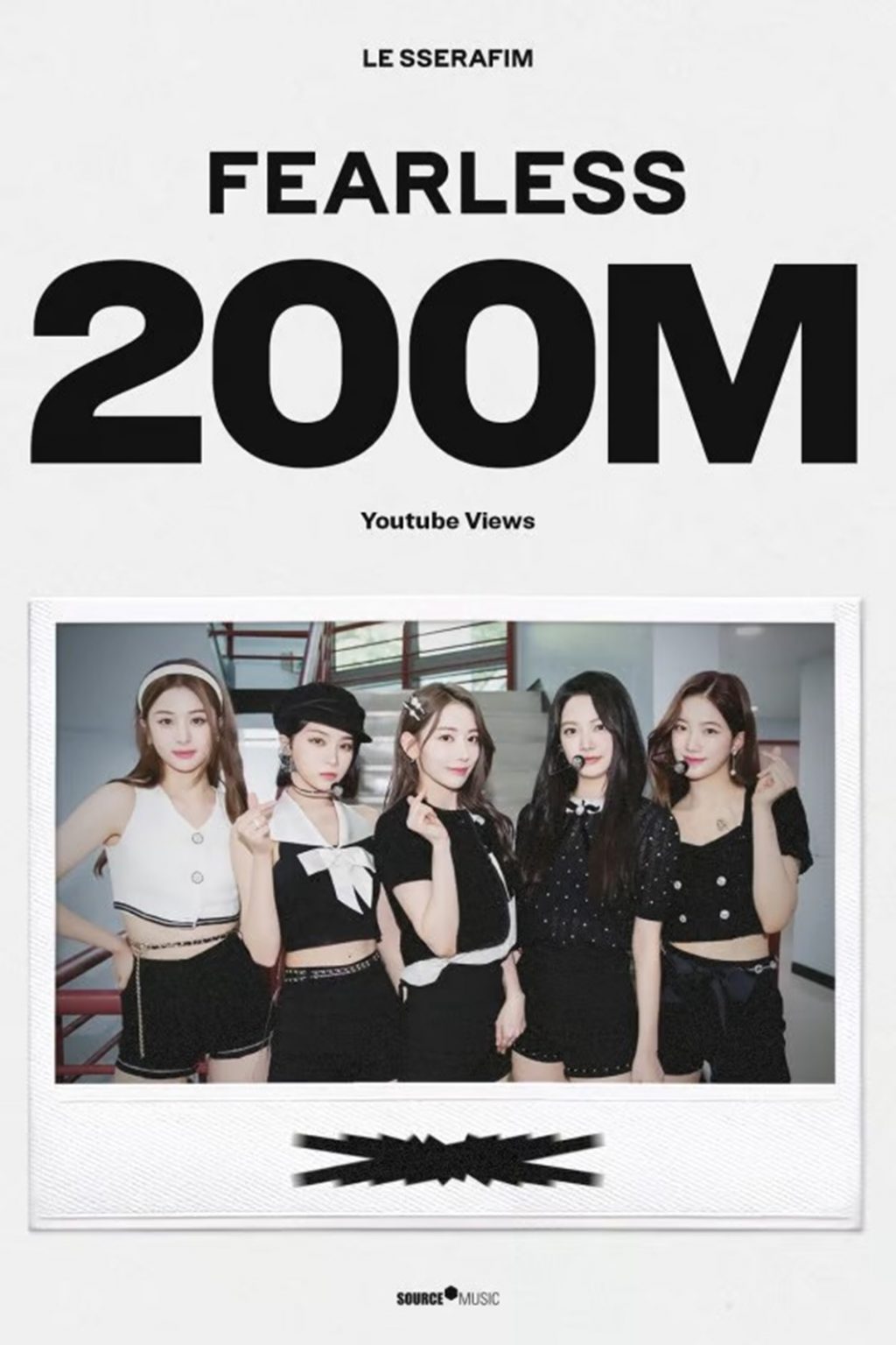 LE SSERAFIM、デビュー曲「FEARLESS」MVがYouTubeで2億回再生突破 | KOREA WAVE